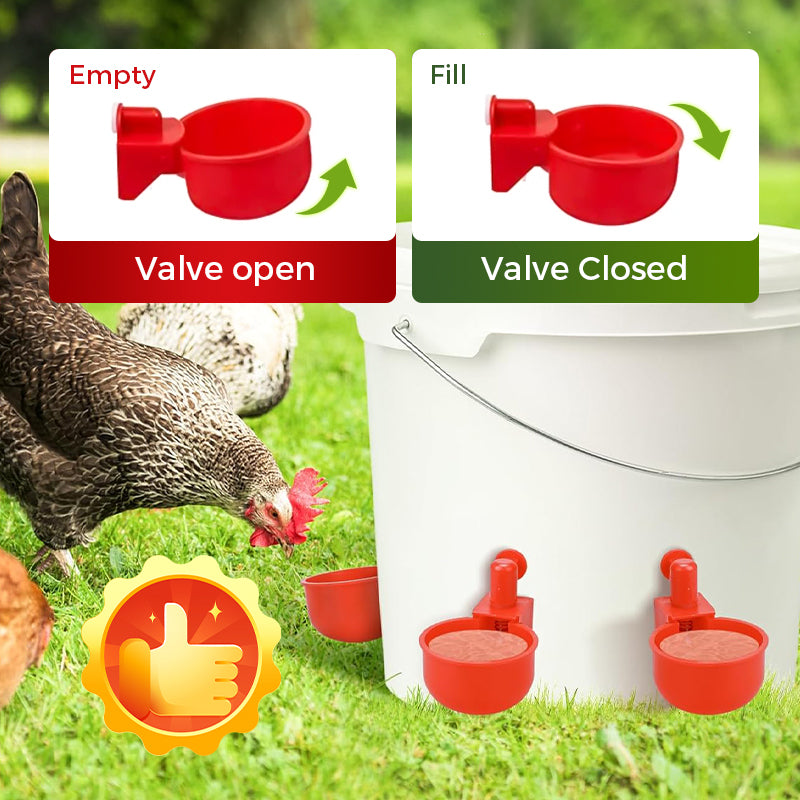 🔥5/16 Inch Thread Automatic Poultry Water Cups – homeglowshop